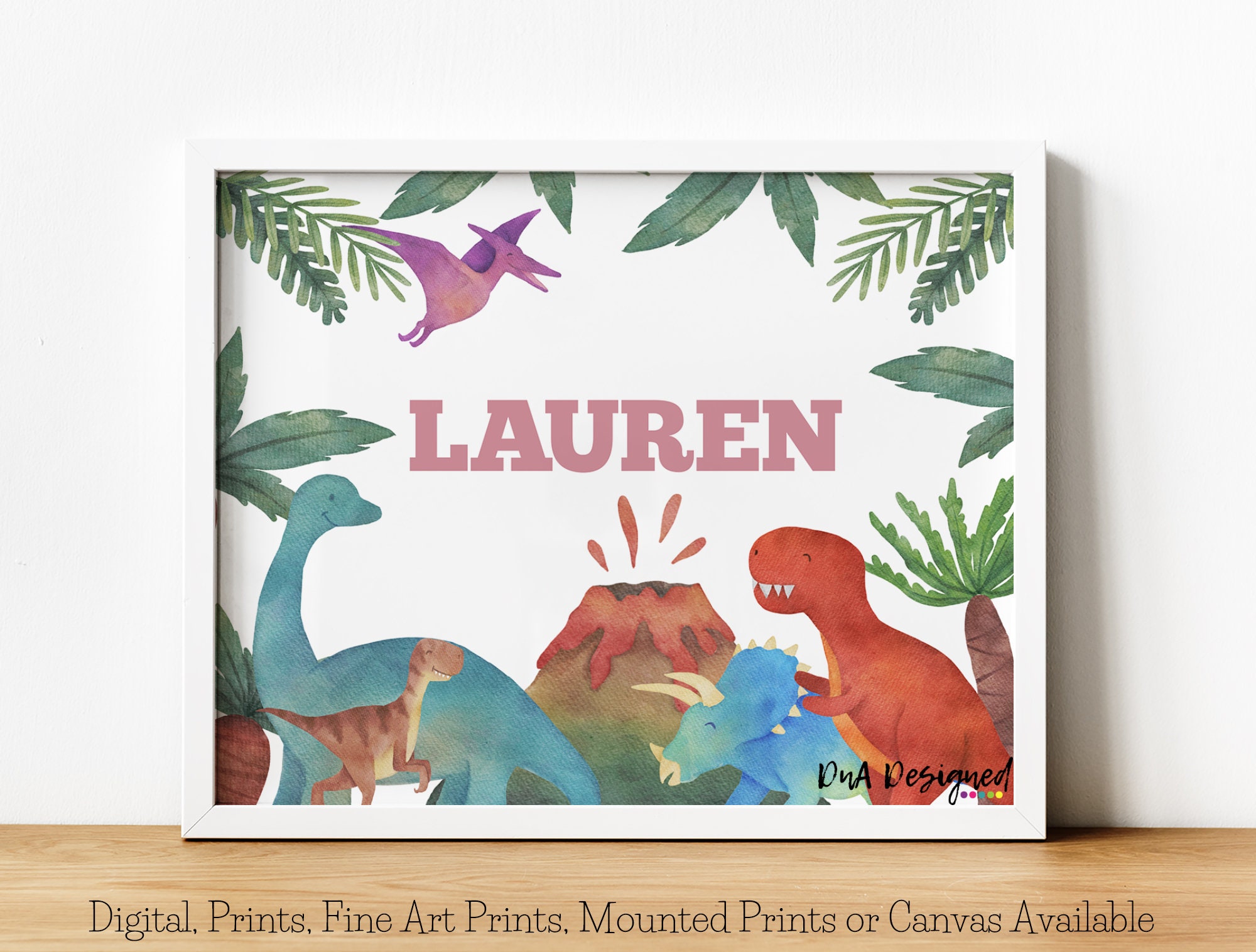 Personalized Room Sign for Kids Dinosaur Room Decor for Any | Etsy