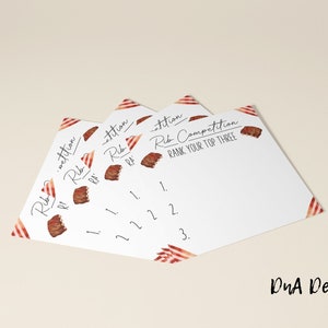 Printable Rib Competition Voting Cards for BBQ Cook off (digital ...
