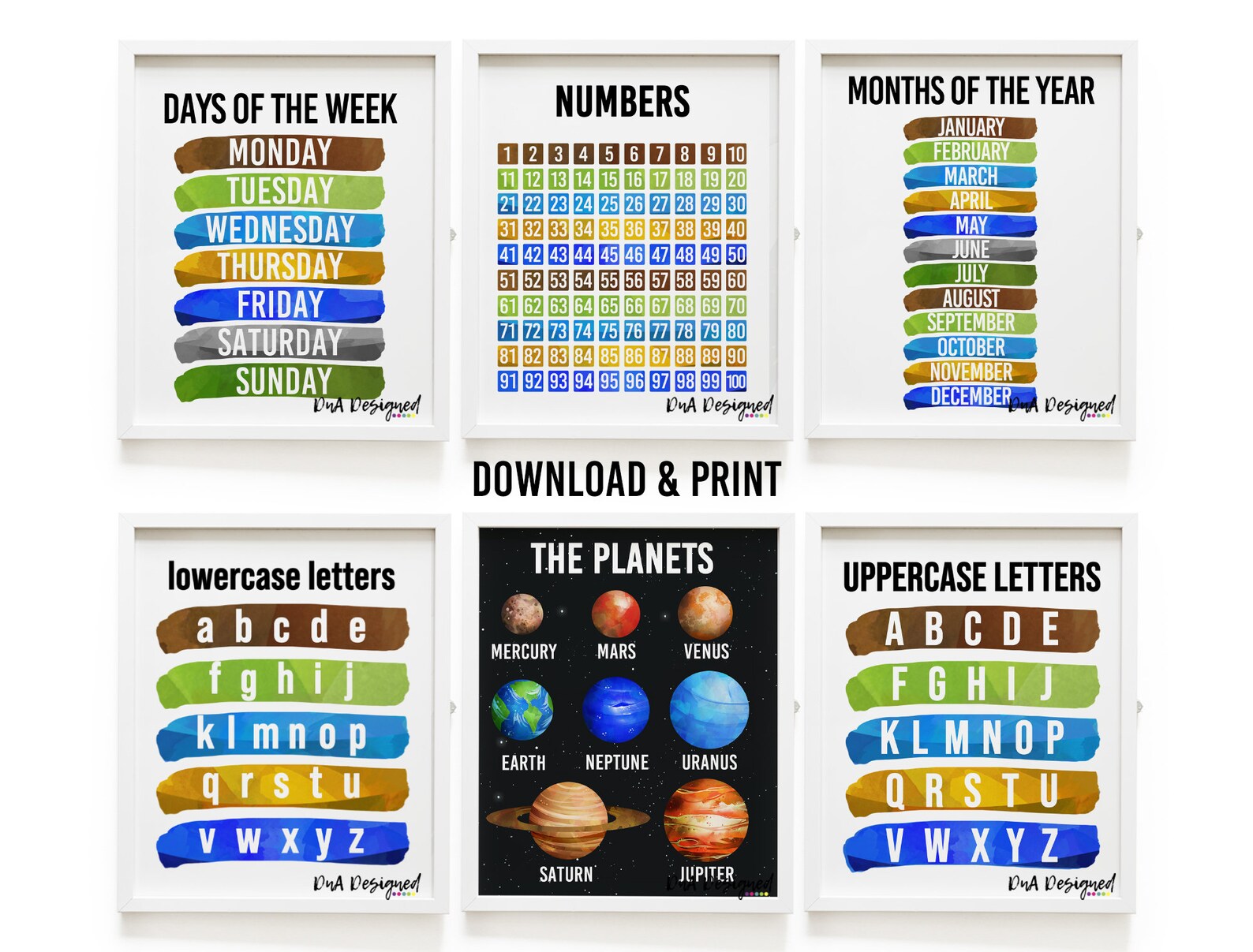 At Home Learning Printables for Kids Bundle DIGITAL Instant - Etsy