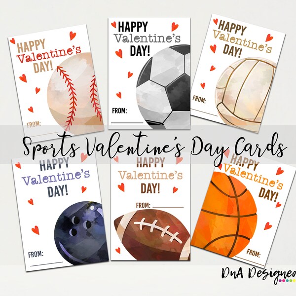 Volleyball Valentine - Etsy