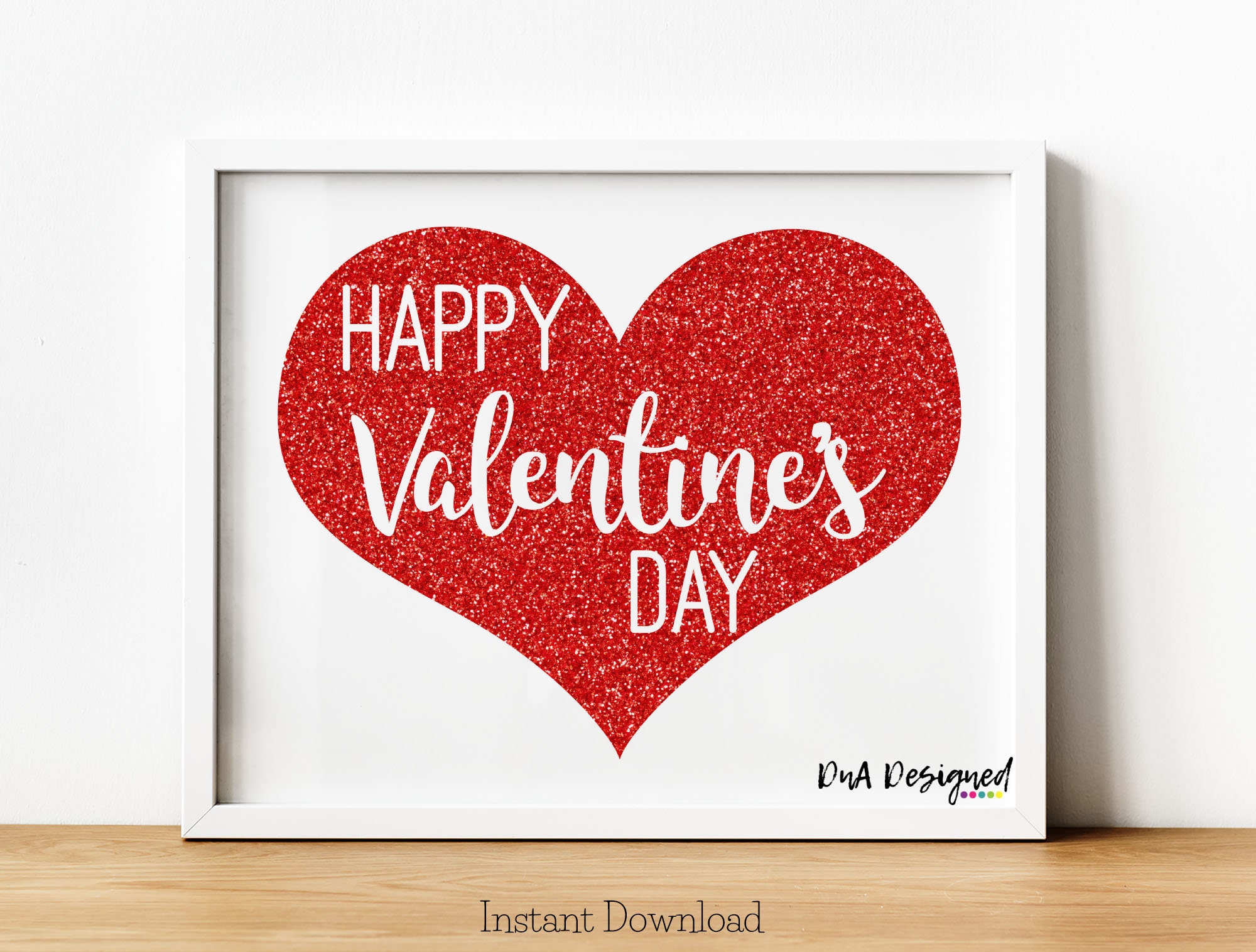 Prints Print Design A5 INSTANT DOWNLOAD Valentine's Card Front more ...