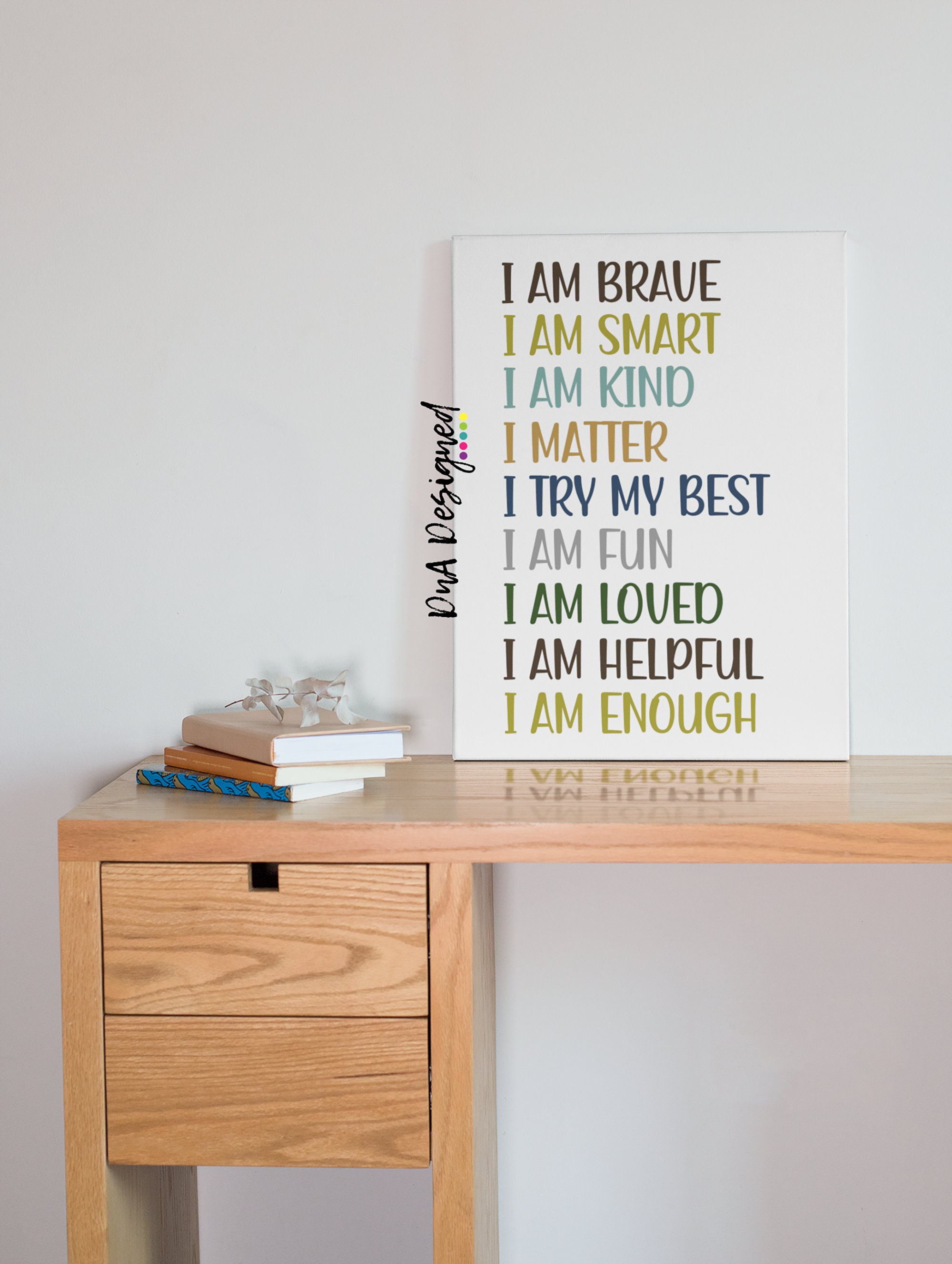 Kids Positive Affirmations DIGITAL Print for Playroom - Instant ...