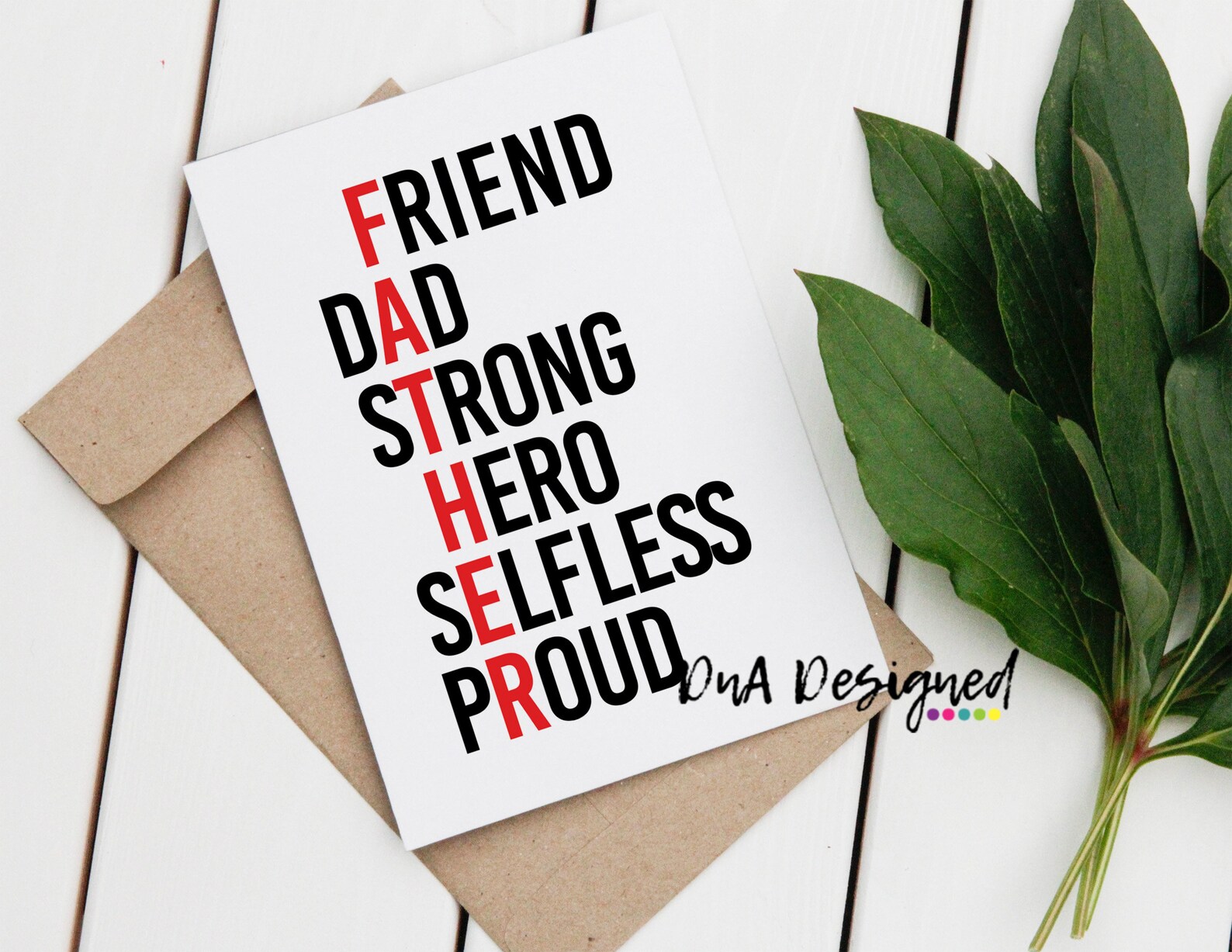 Printable Happy Father's Day Colorful Acronym Instant - Etsy