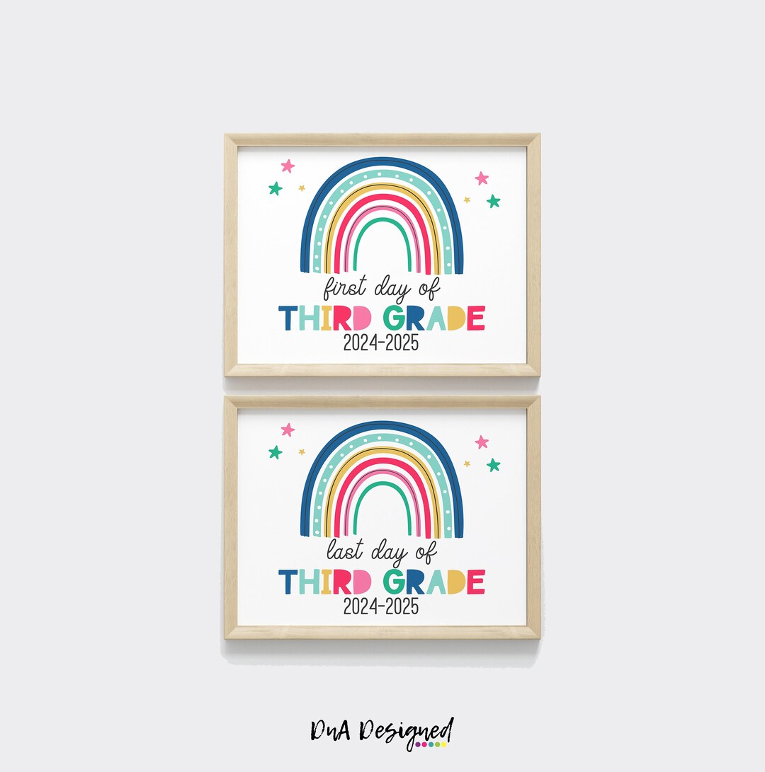 Primer y último día de tercer grado 2024-2025 Impresión DIGITAL de ...