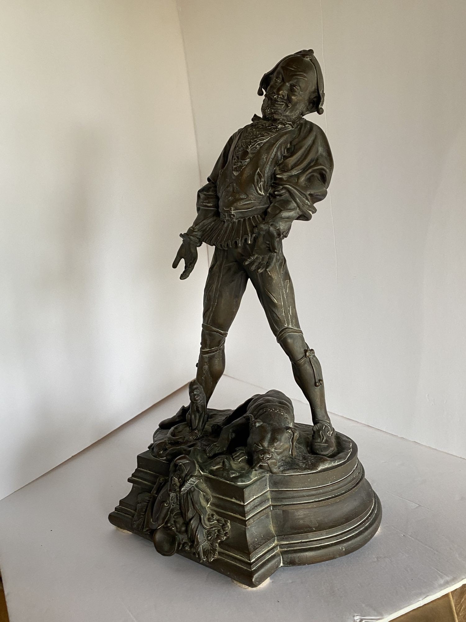 Victorian Bronze Jester Sculpture by After Alfred Barye, France 1860 - Etsy