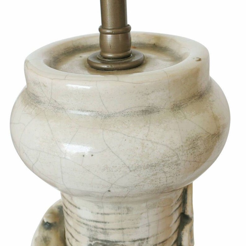 Monumental Art Pottery Ceremonial Monks With Dragon Table Lamp - Etsy