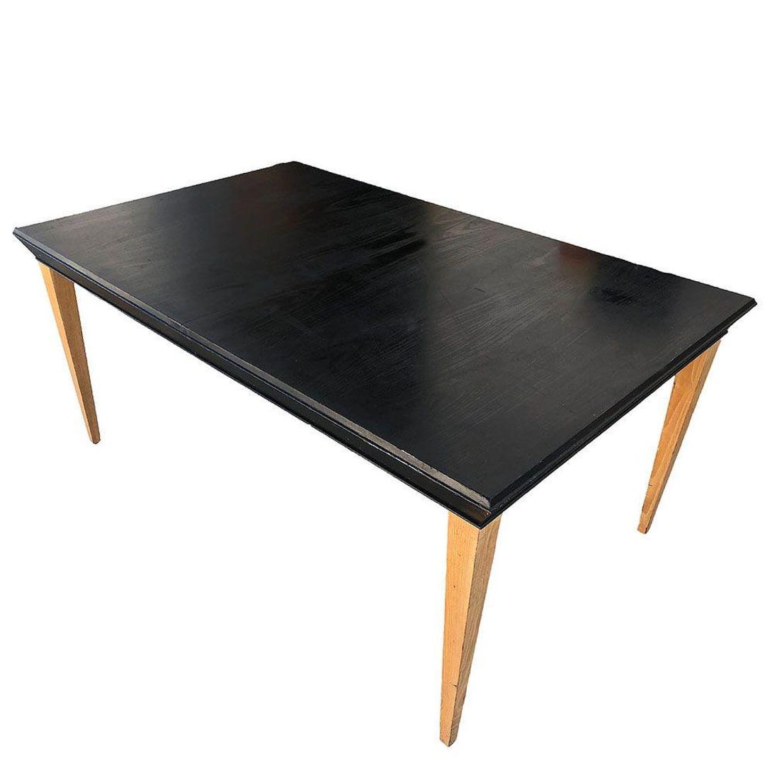 Rare MCM Maple Dining Table W/ Black Top by Douglas Snelling - Etsy