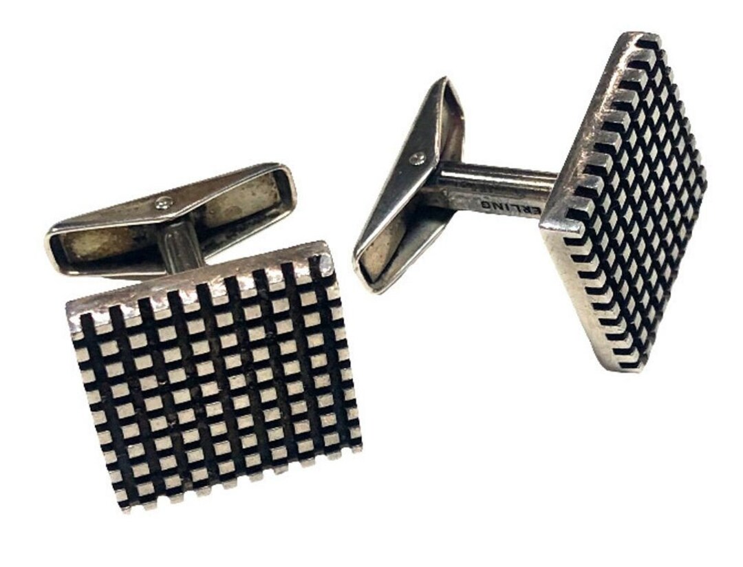 Allan Adler Sterling Silver Modernist Cufflinks, Circa 1963 - Etsy