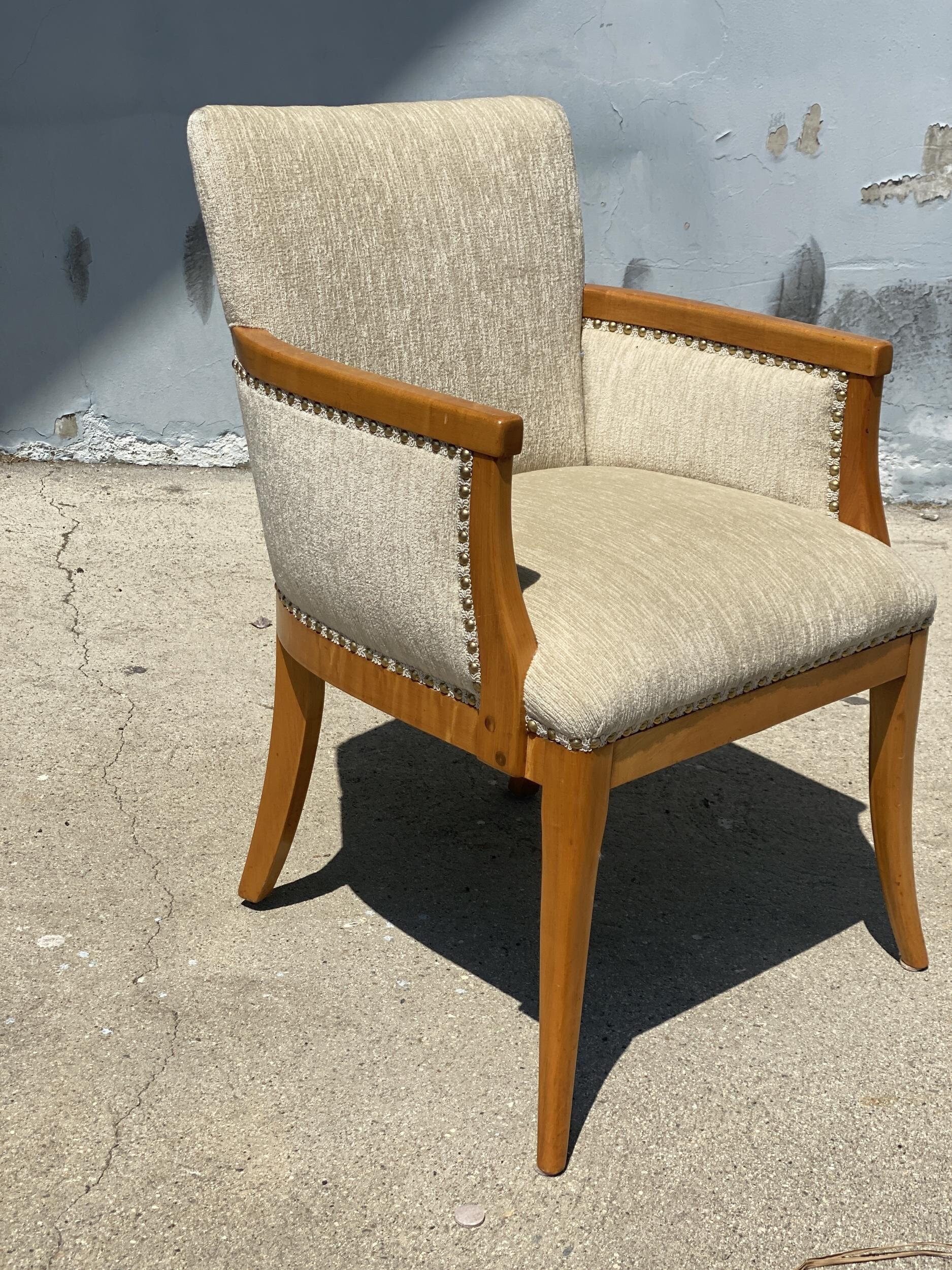 Heywood armchair and ottoman store
