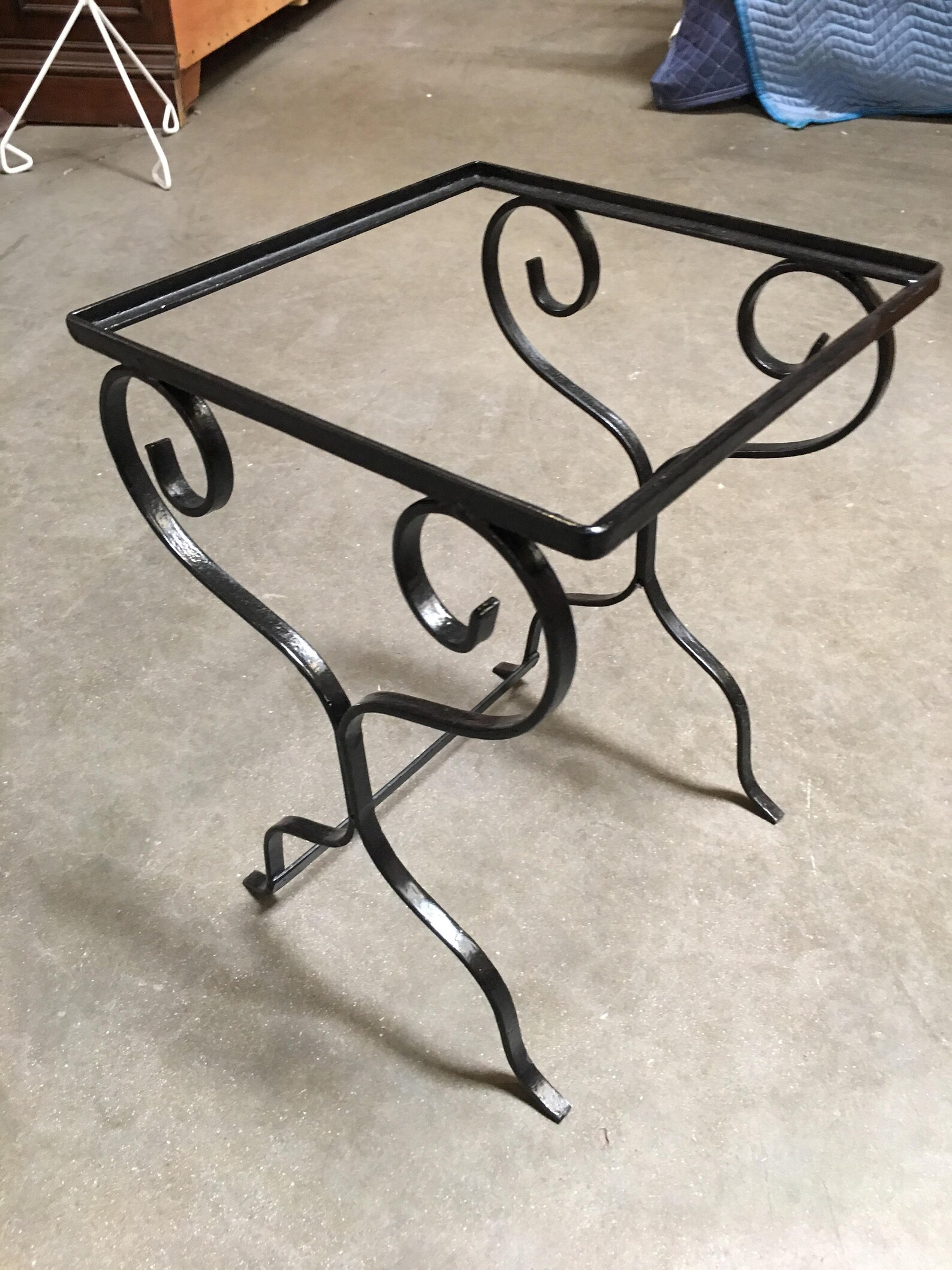 Iron Scrolling Outdoor/patio Nesting Side Table Set - Etsy