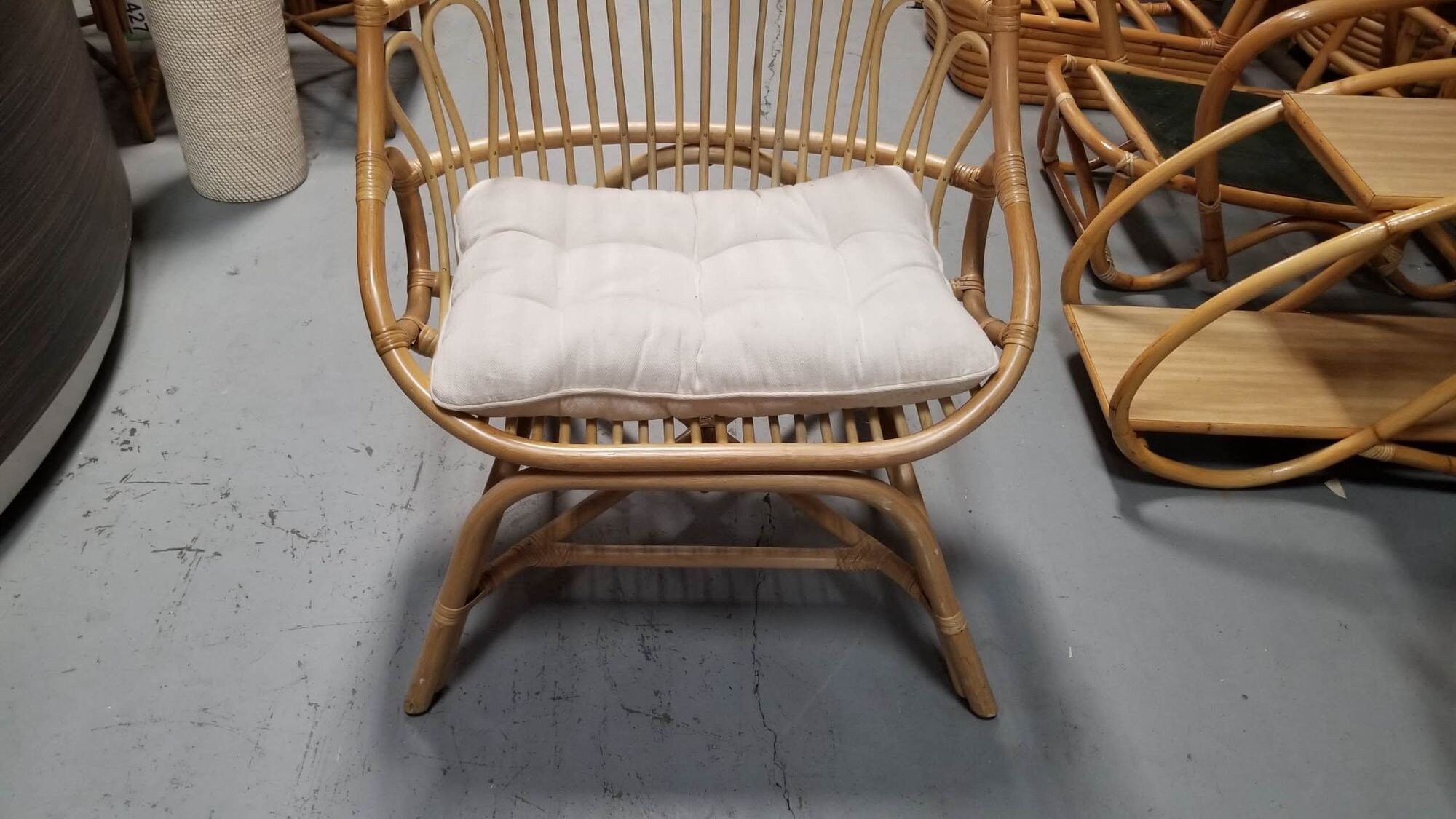 Rattan Cocoon Chair With Cushion Etsy
