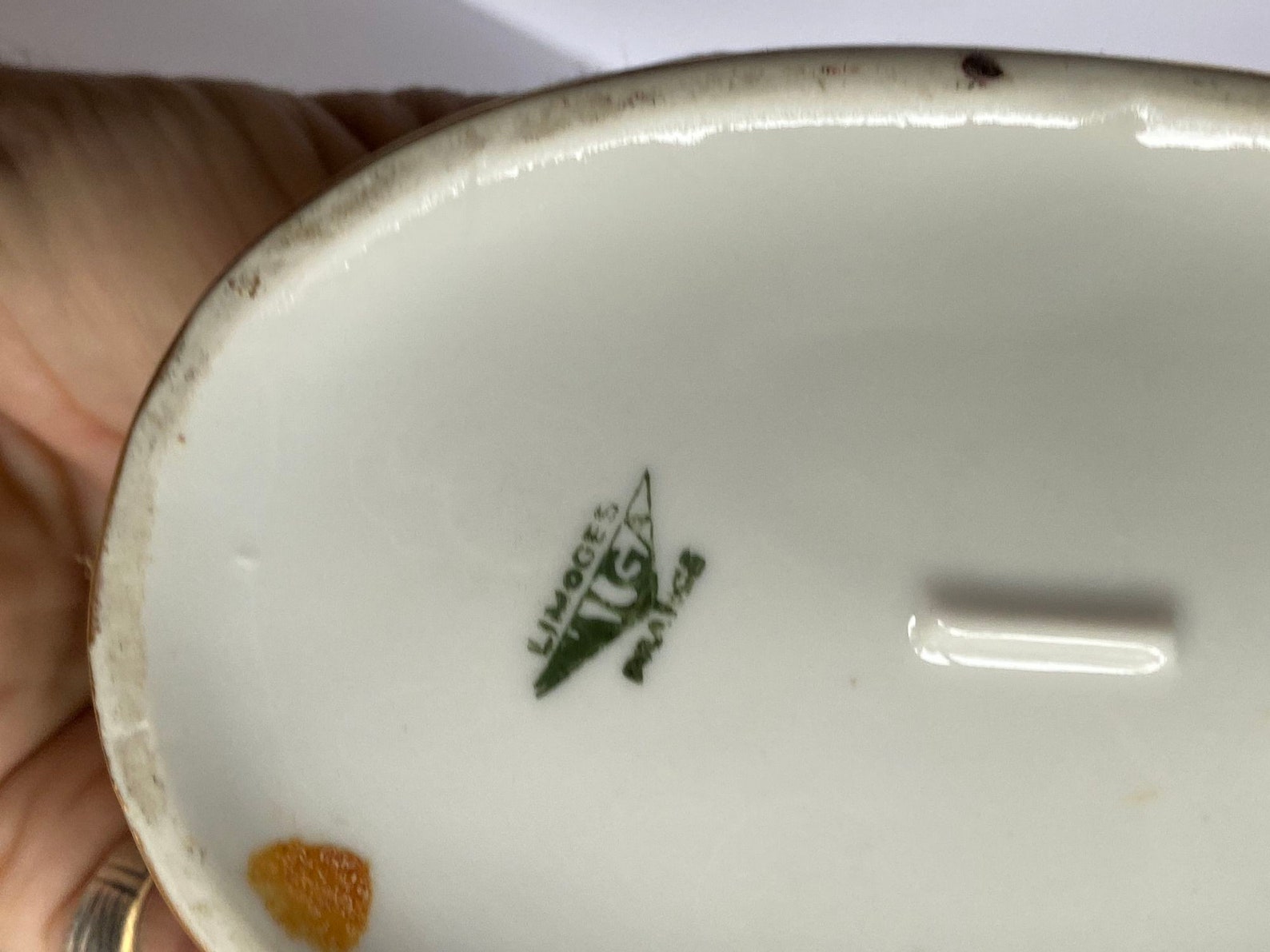 French Hand Painted Female Flapper Ceramic Powder Box by Charles ...