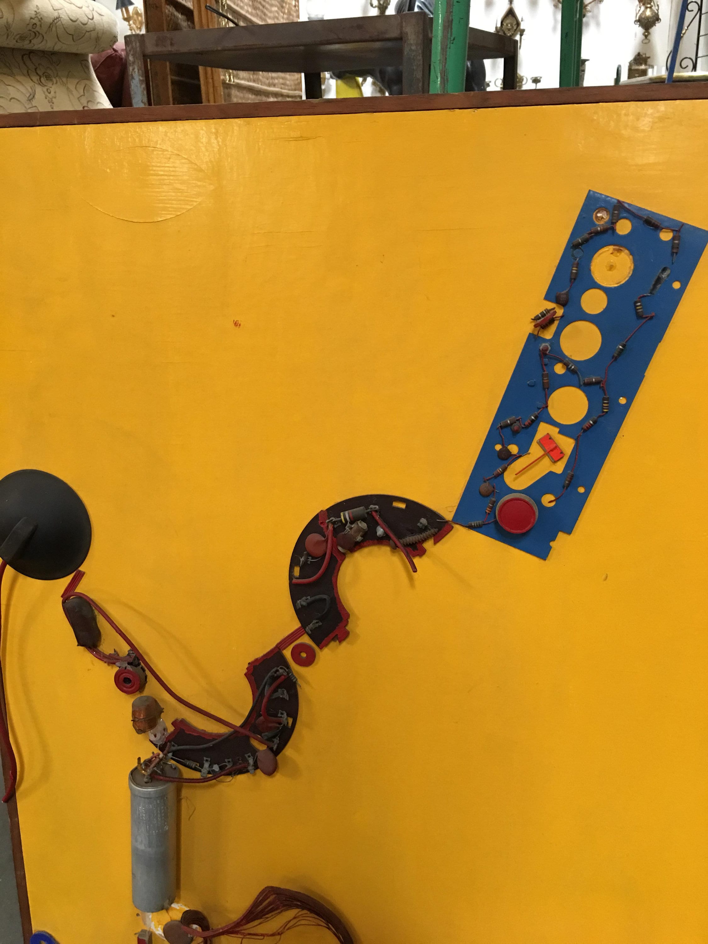 Abstract radio Tronics Artography Large Mixed Media Sculpture by ...