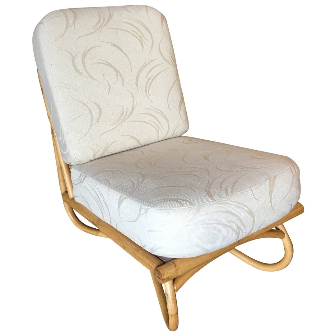 Restored Floating Rattan Lounge Chair in the Style of Paul Frankl - Etsy