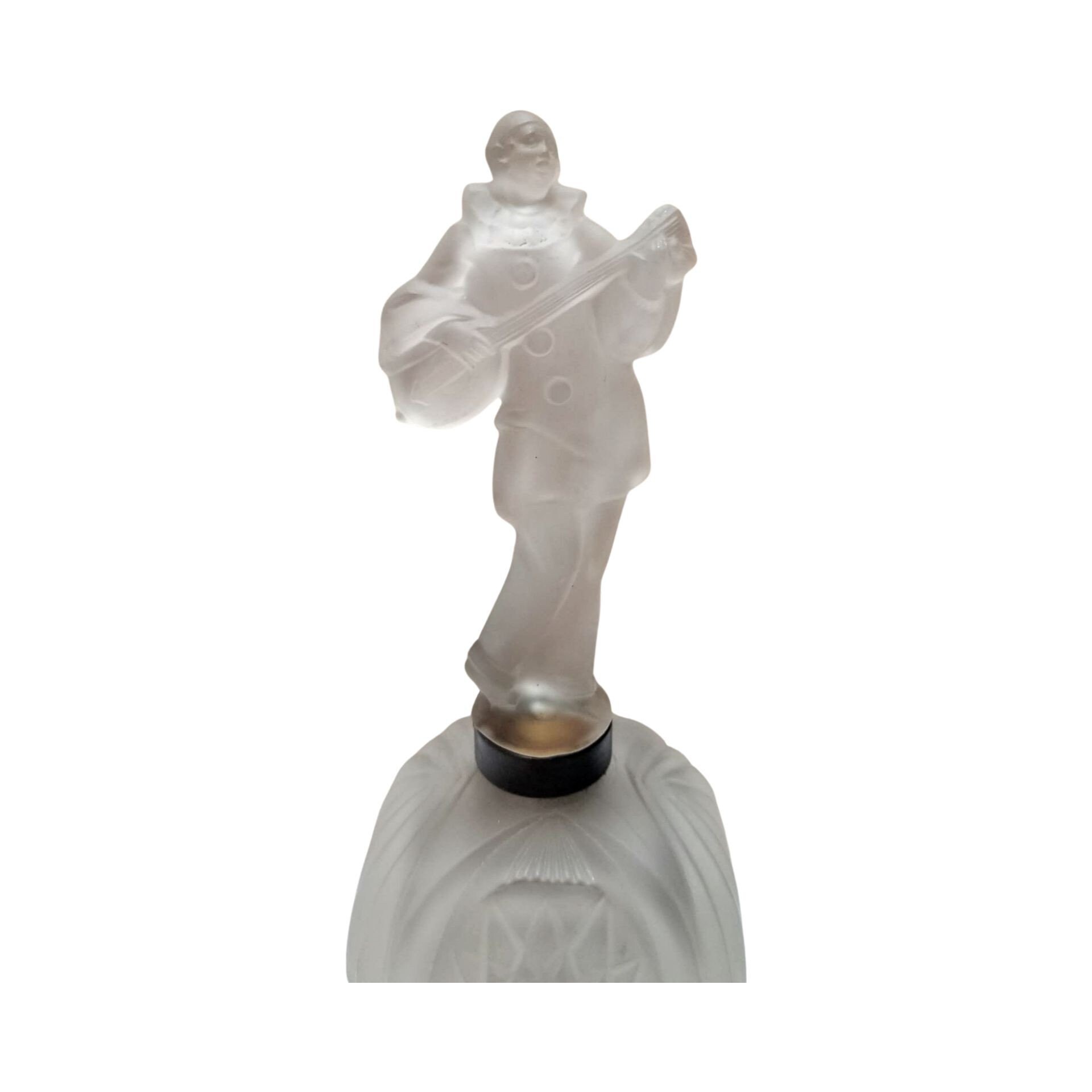 Art Deco Frosted Glass Jester Figurine Lamp - Etsy