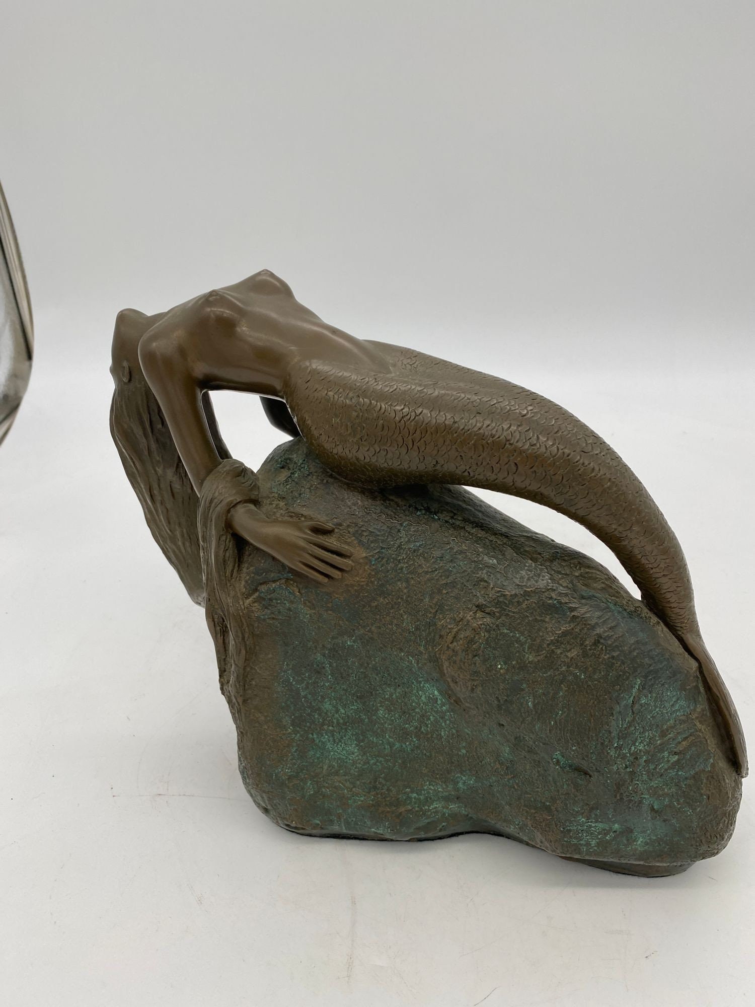 Bronze Mermaid Siren Statue on Beach Rock by James Siebert - Etsy