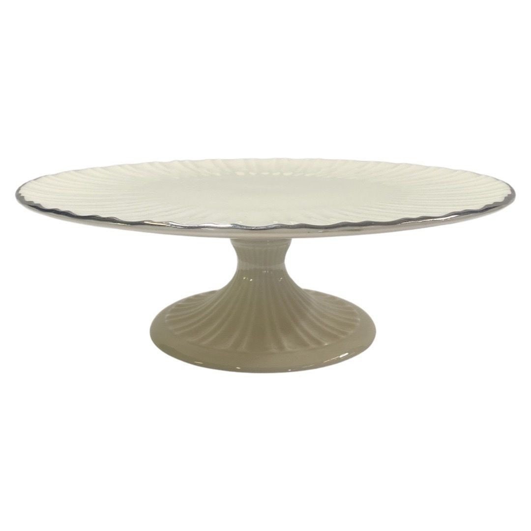 Vintage Lenox Plaza Collection Footed Cake Stand / Pedestal - Etsy