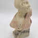 Art Deco Hand Carved Female Flapper Girl Alabaster Bust, Unsigned - Etsy