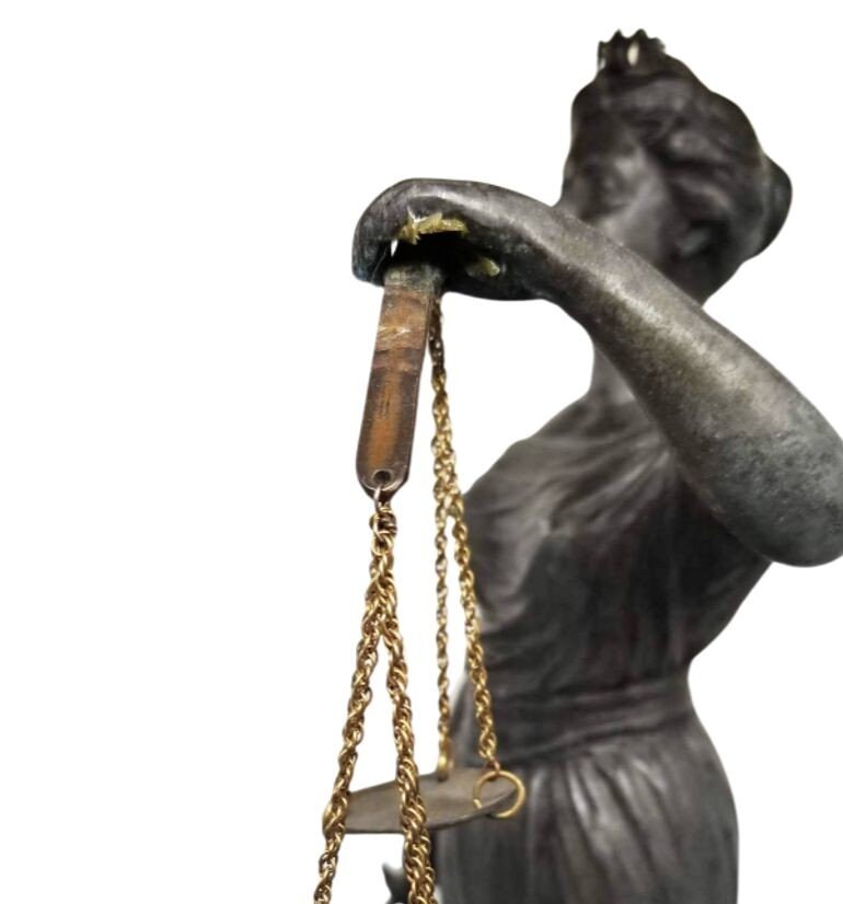 Vintage Lady Justice Resolute, Sculpture - Etsy