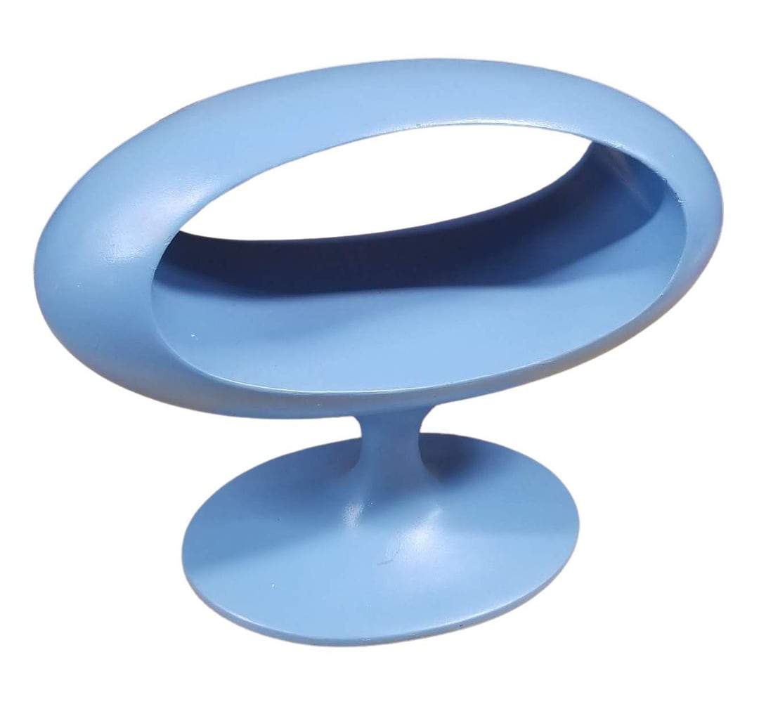Y2K Space Age Mod Side Pedestal Table by William Emmerson - Etsy