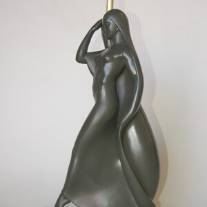 Flowing Female Figure Ceramic Table Lamp by Haruil - Etsy