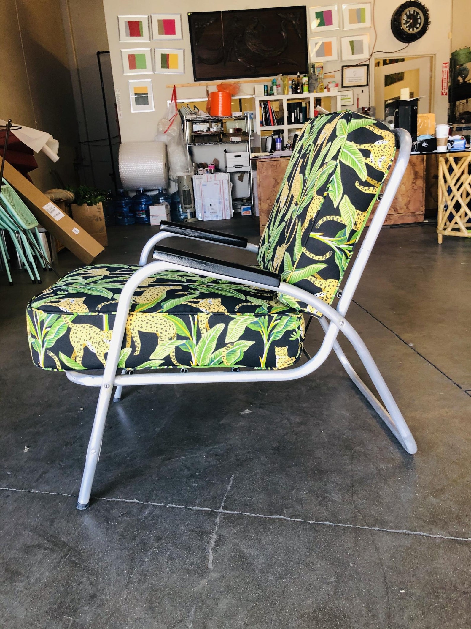 Mid Century Aluminum Patio/outdoor Lounge Chair, Pair - Etsy