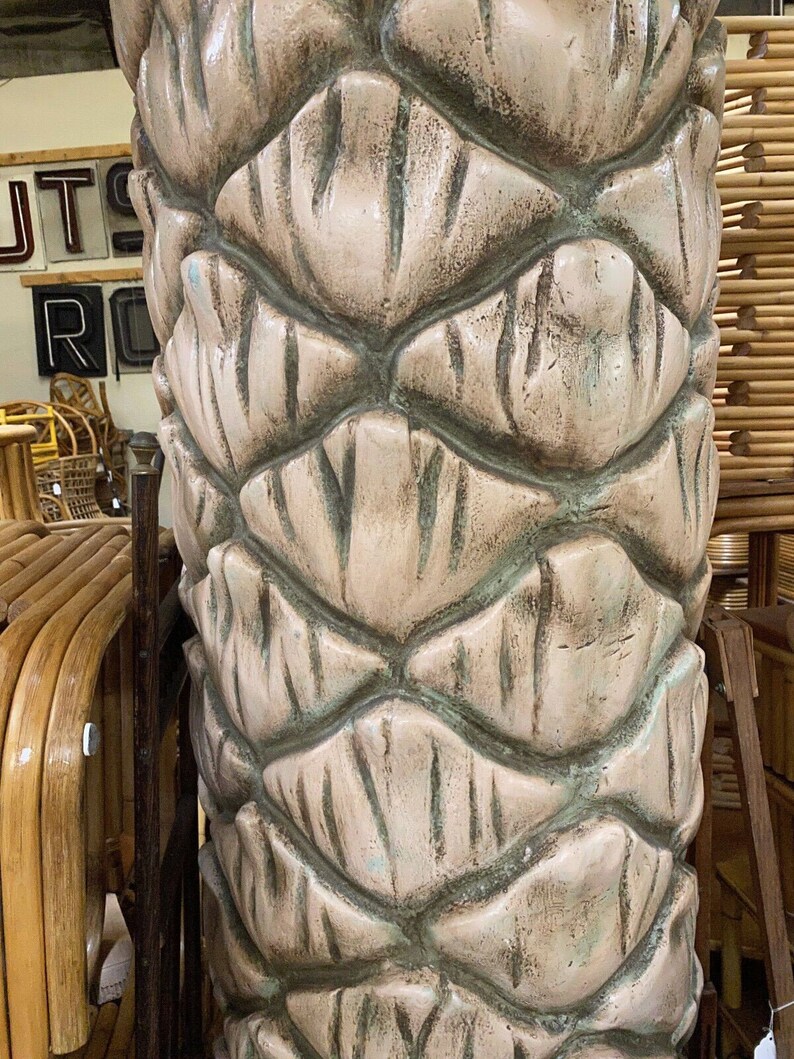 10' Foot Fiberglass Art Deco Grand Palm Tree Column - Etsy