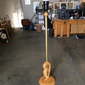 Heifetz Style Hand-carved Abstract Torchiere Floor Lamp - Etsy