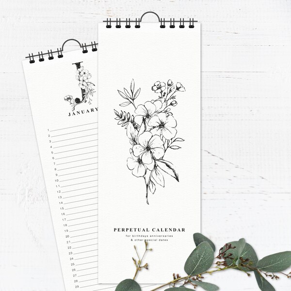 Perpetual Calendar - Etsy