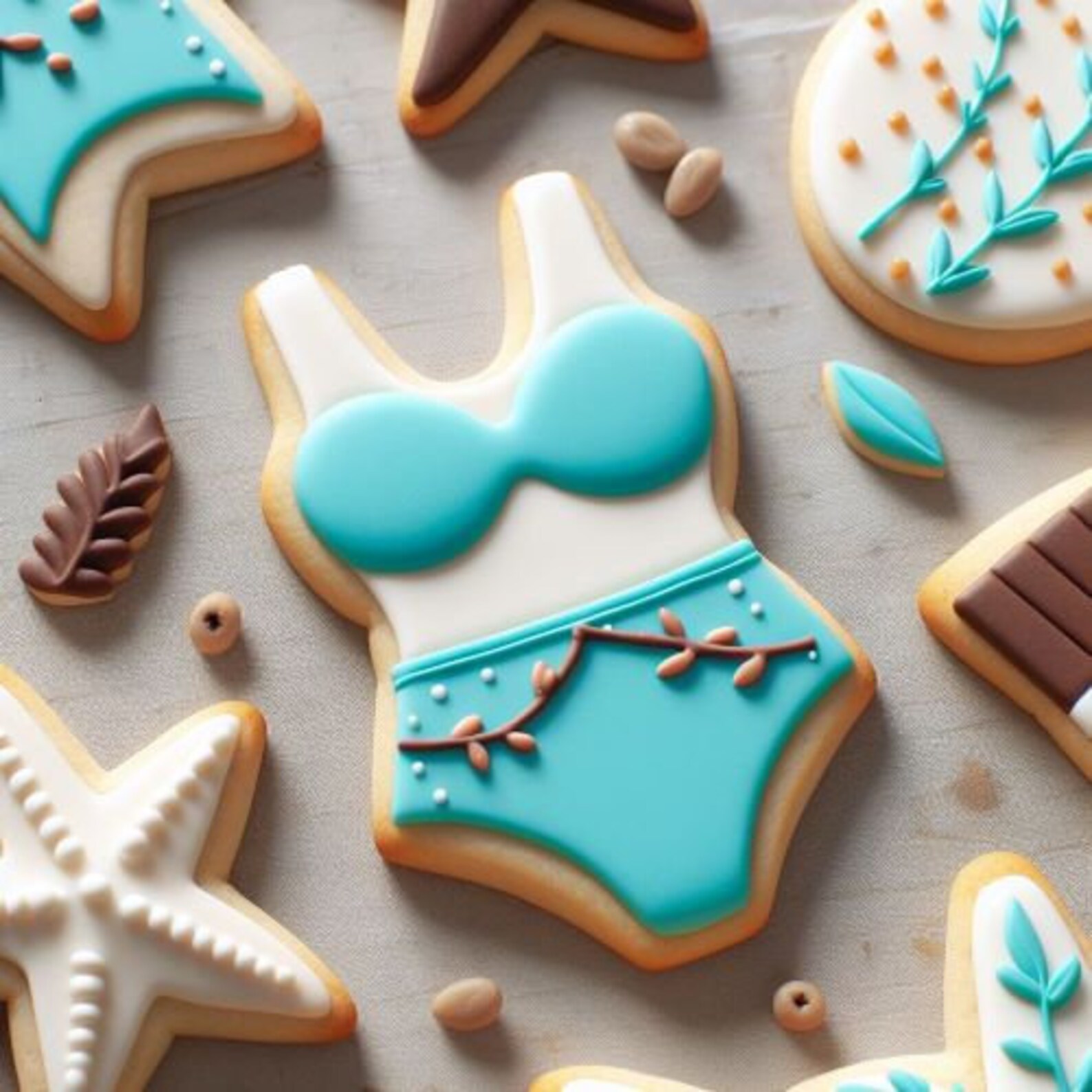 One Piece Bathing Suit Lingerie Swimwear 4'' Cookie Cutter Metal Cookie ...