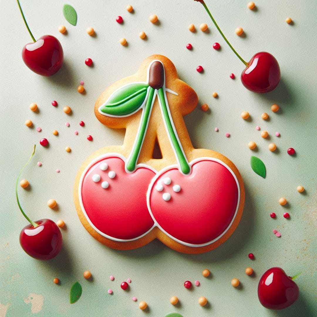 Cherries Cherry 4'' Cookie Cutter Metal | Fruit Stand | Farmers Market ...