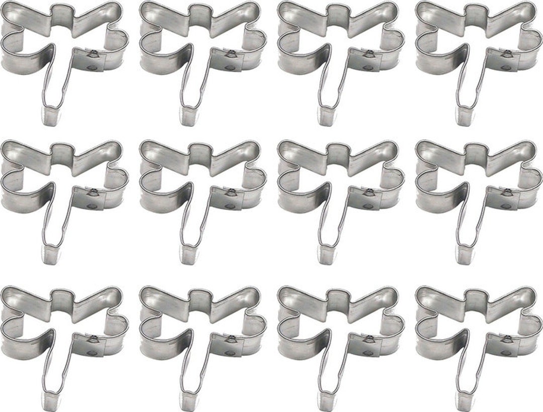 1 Dozen 12 Mini Dragonfly Cookie Cutter 1.25'' Metal - Etsy