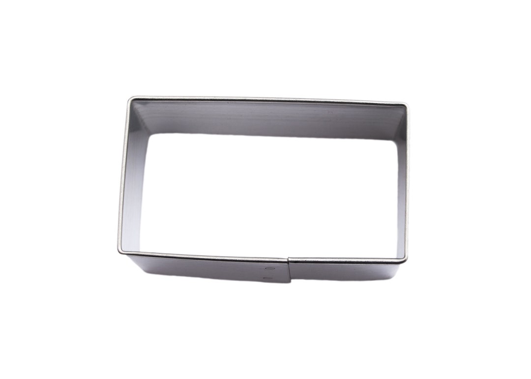 Mini Rectangle Small 2'' X 1 1/4'' Cookie Cutter Metal | Cookie Cutters ...