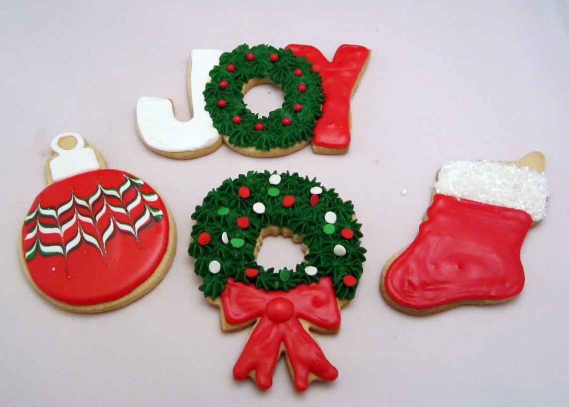 JOY Word Cookie Cutter Christmas Cookies 4.5'' NEW - Etsy