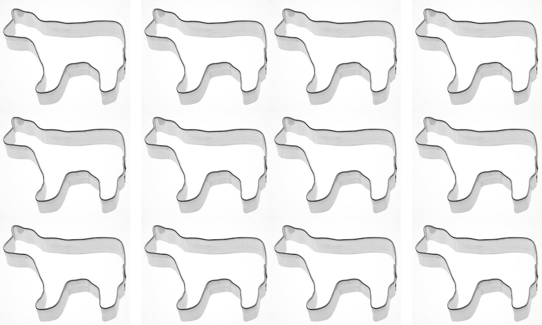 1 Dozen 12 Mini 2'' Cow Cookie Cutters Party Favors Metal Birthday ...