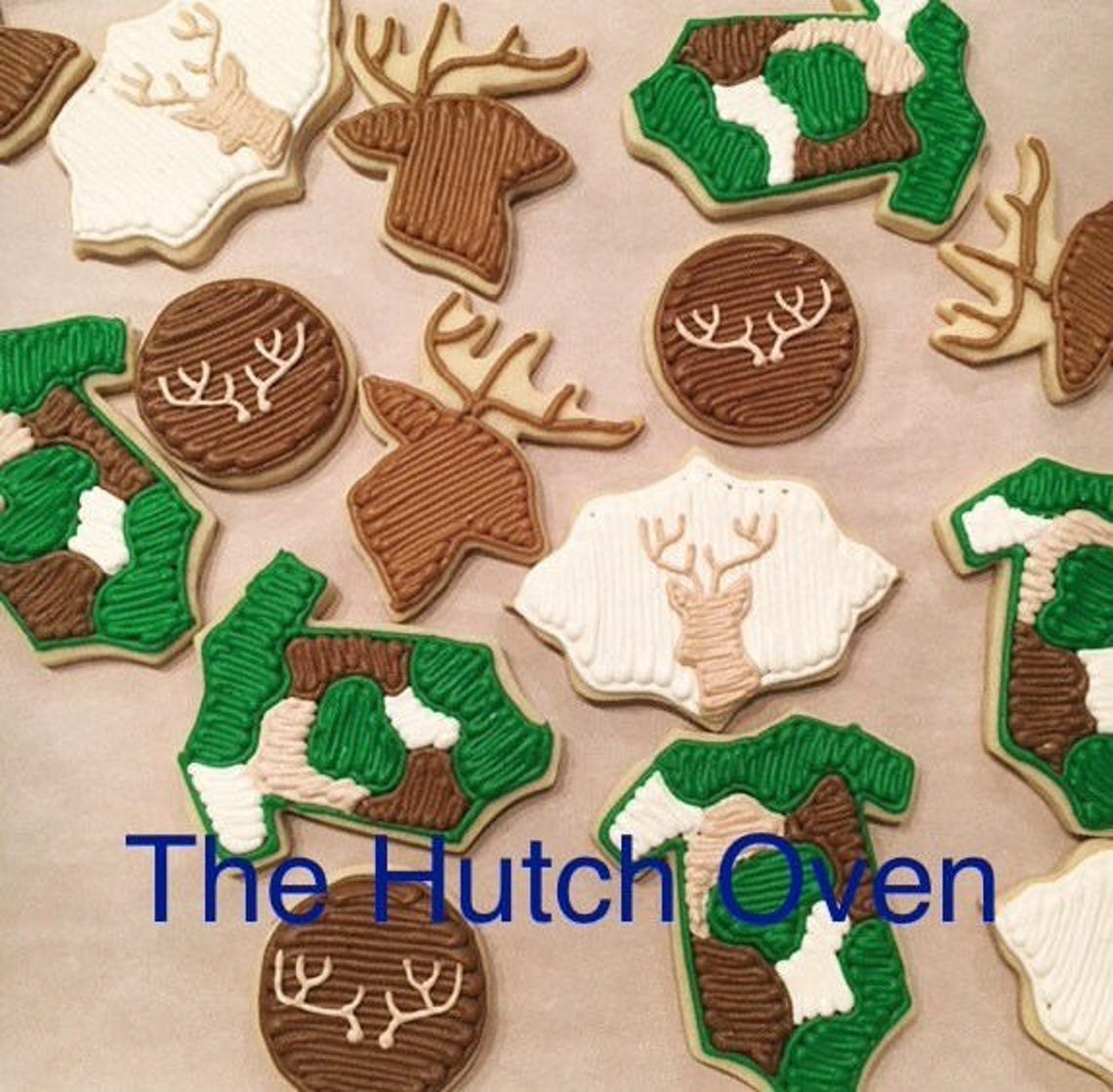 7 Piece Hunting Cookie Cutter Set Rifle Deer Flannel Metal - Etsy
