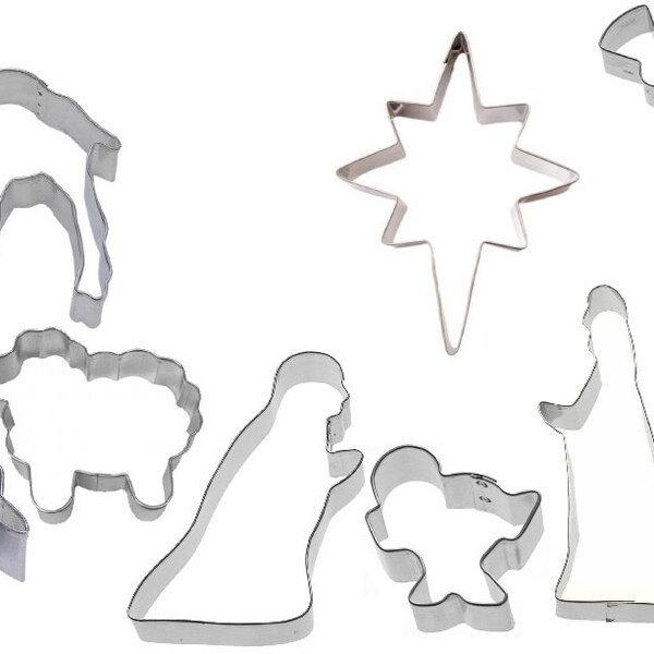 Nativity Cookie Cutters - Etsy