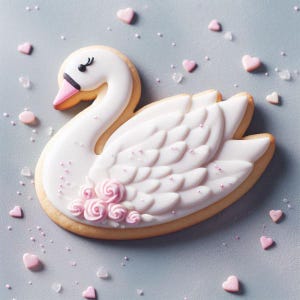 Swan Bird 3.75'' Cookie Cutter Metal Animal | Cookie Cutters - Etsy