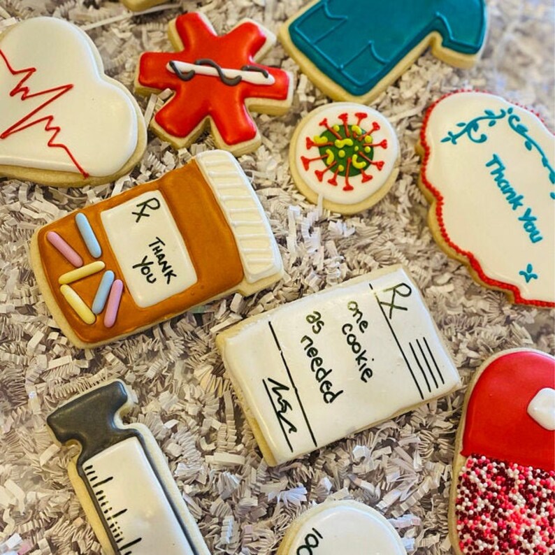 9 Piece Nurse Nursing Cookie Cutter Set Medical Doctor Get - Etsy