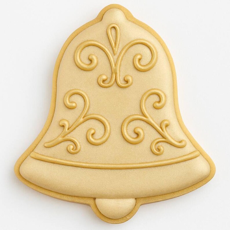 3.5'' Bell Christmas Cookie Cutter Metal | Cookie Cutters - Etsy