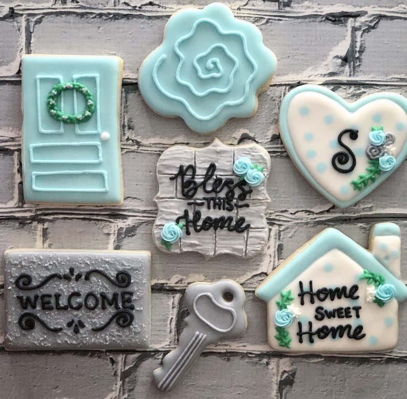 House & Antique Key Realtor Cookie Cutter Set Metal Real - Etsy
