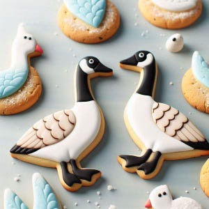 Canadian Goose Bird 5'' Cookie Cutter Metal Bird Animal | Cookie ...