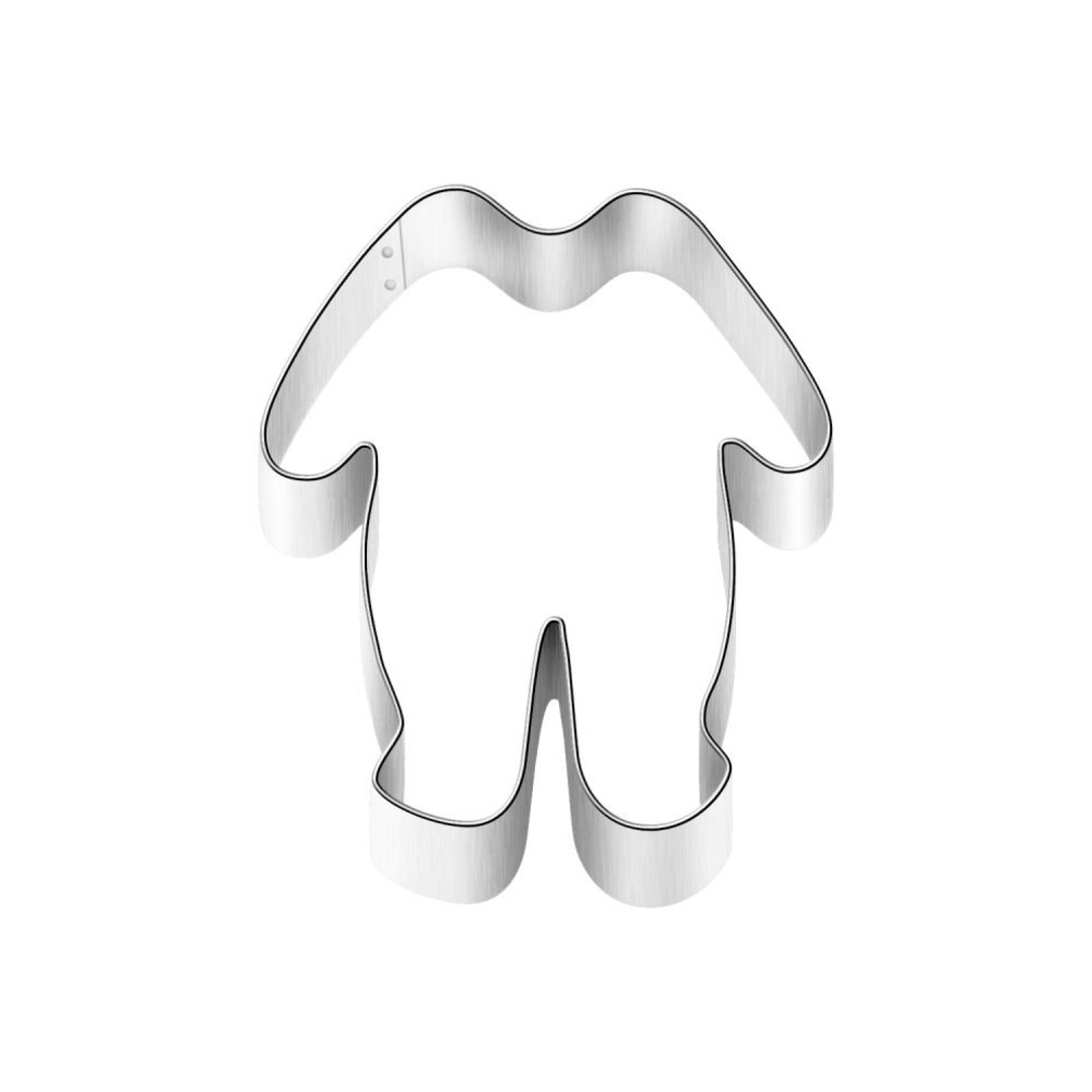 Mini Pajamas Footie Baby One Piece Cookie Cutter 2'' Metal | Baby ...