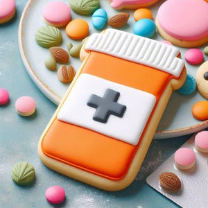 Pill Rx Bottle Cookie Cutter 3.75'' Nurse Doctor Medical Metal | Cookie ...
