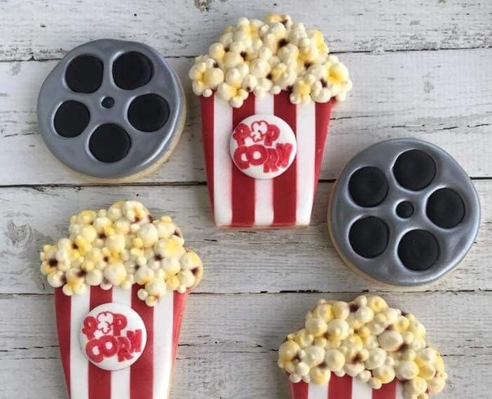 7 Piece Movie Theater Hollywood Cookie Cutter Set Metal - Etsy