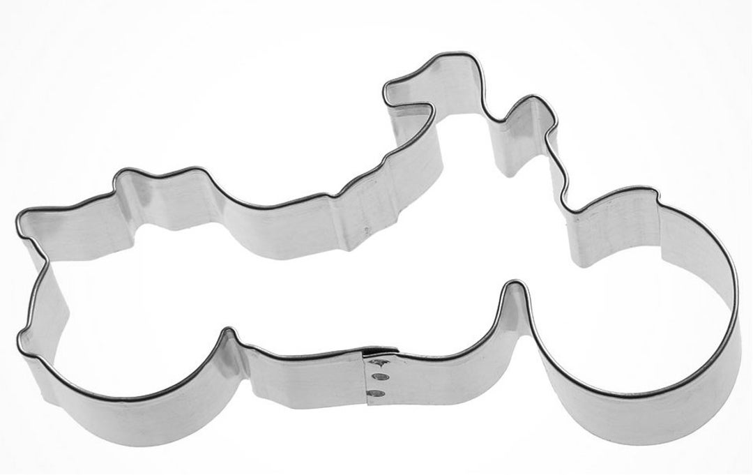 Harley Motorcycle 4.5'' Cookie Cutter Metal | Bike | Birthday Party ...