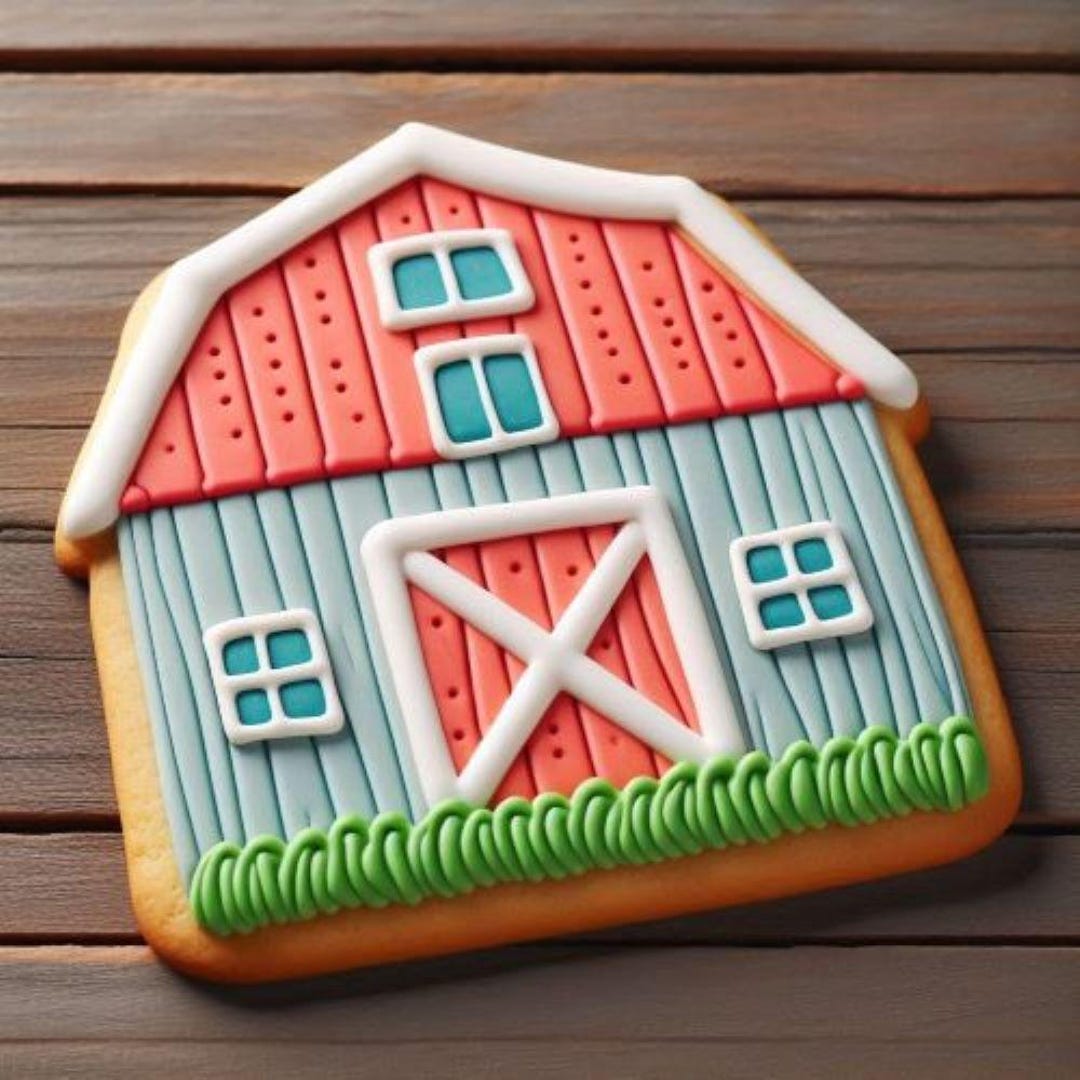 Barn 3.5'' Cookie Cutter Metal | Cookie Cutters - Etsy