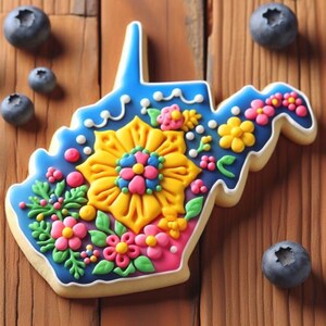 West Virginia State 4.25'' Cookie Cutter Metal | College Football ...