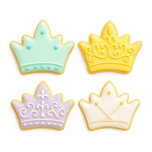 Crown Tiara 5'' Cookie Cutter Metal Princess Queen Royal Freshies ...