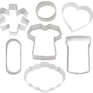 7 Piece Medical Cookie Cutter Set Nurse Doctor Get Well Metal | Cookie ...